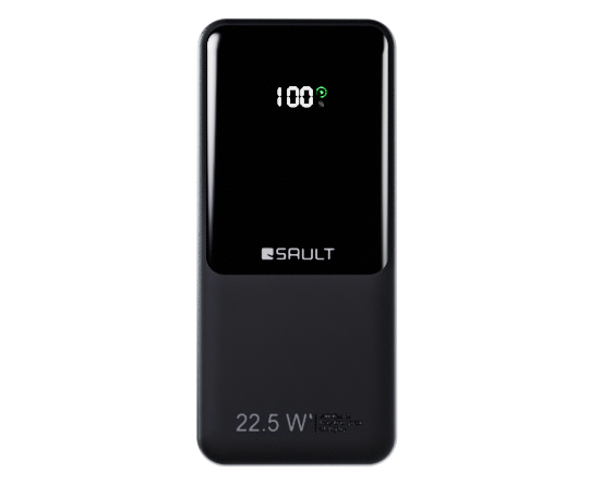 PowerBooster Pro – PowerBank 10000mAh 22.5W Black – Sault