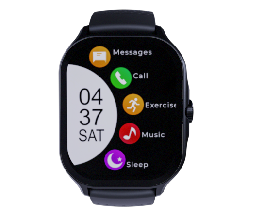 Redial Pro : Black Smartwatch – Sault