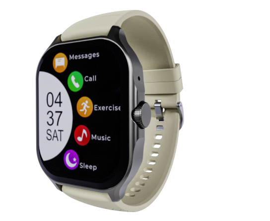 Redial Pro : Khaki Color Smartwatch – Sault